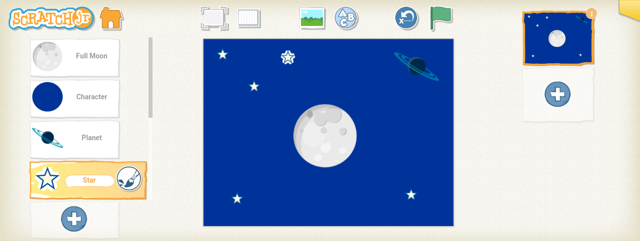 Phases of the Moon in ScratchJr. A great mixture of coding and ...