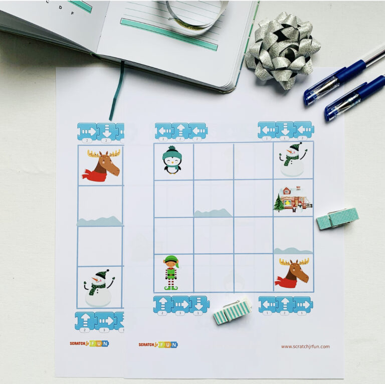 Christmas Flavored Offline Coding Activities Scratchjr Fun
